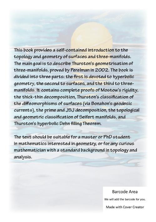 An Introduction to Geometric Topology